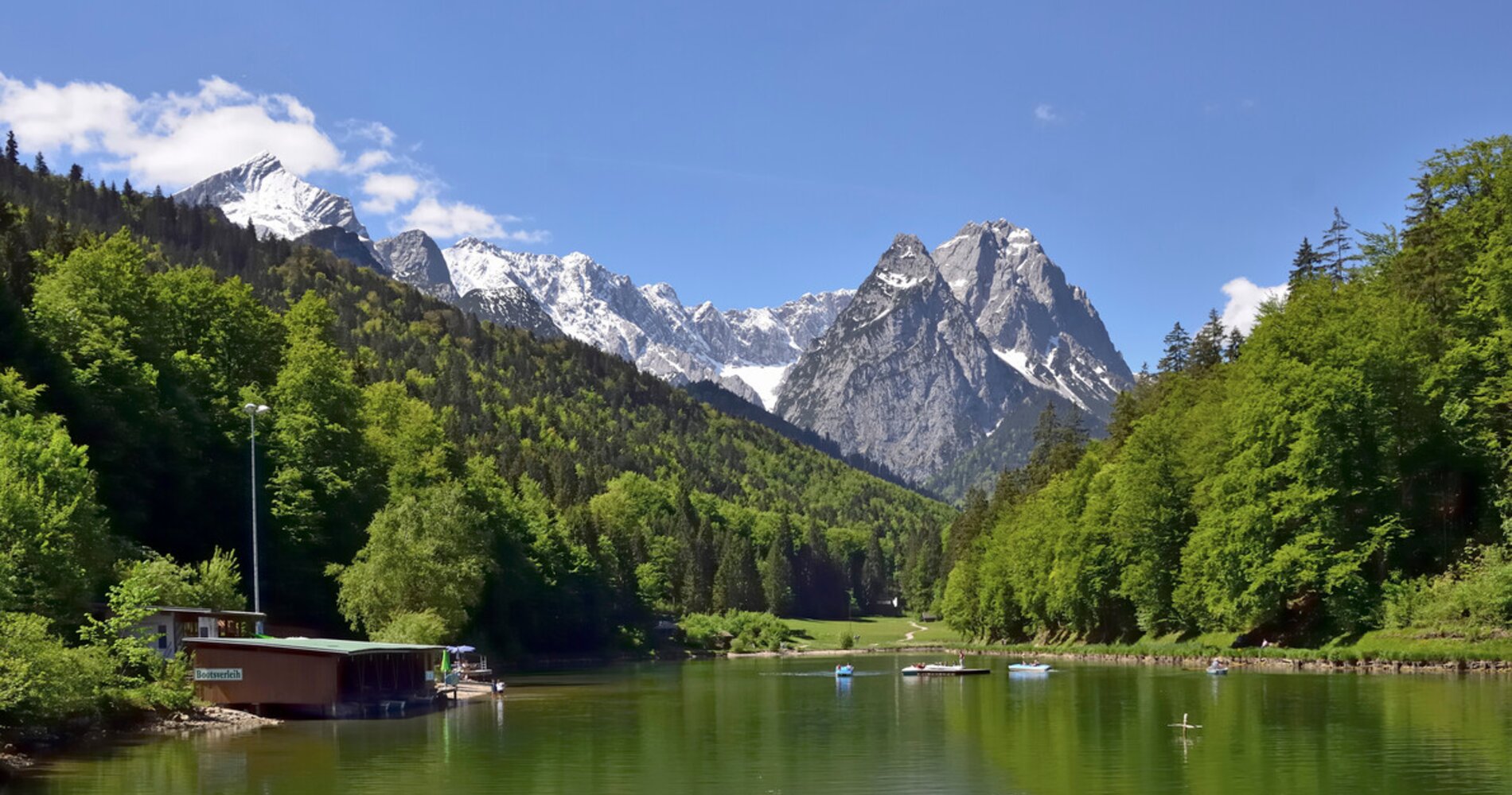 Riessersee - Naturjuwel auf 785 Metern Höhe im Wettersteingebirge
