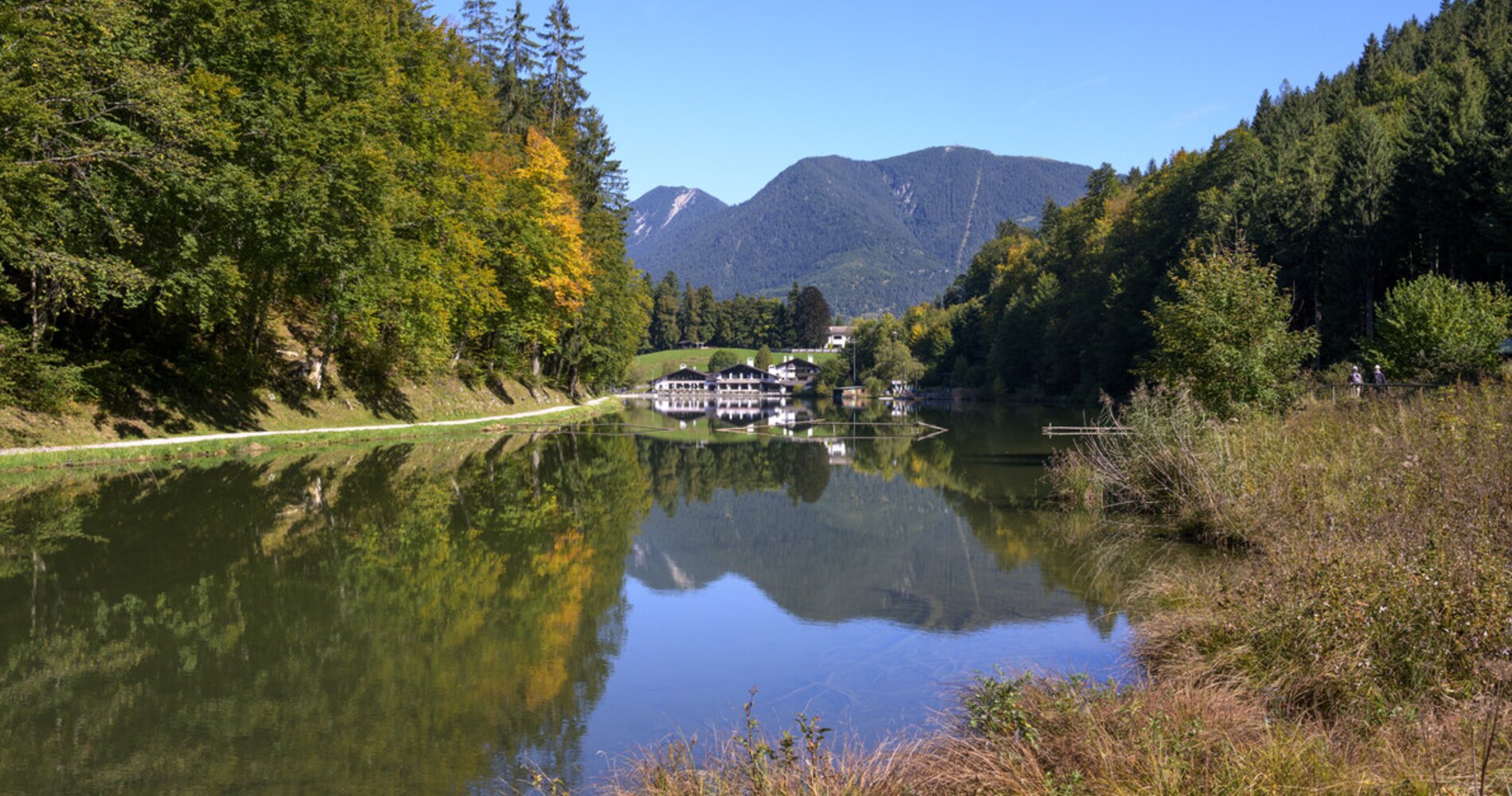 Riessersee - Naturjuwel auf 785 Metern Höhe im Wettersteingebirge